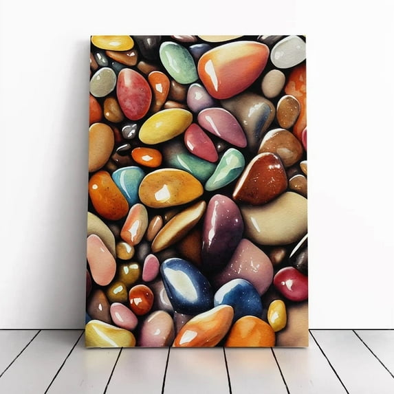 Dopaprint UNFRAMED PAPER POSTER Colourful Pebbles Vol.1 Wall Art Print Decor Living Room Art ...
