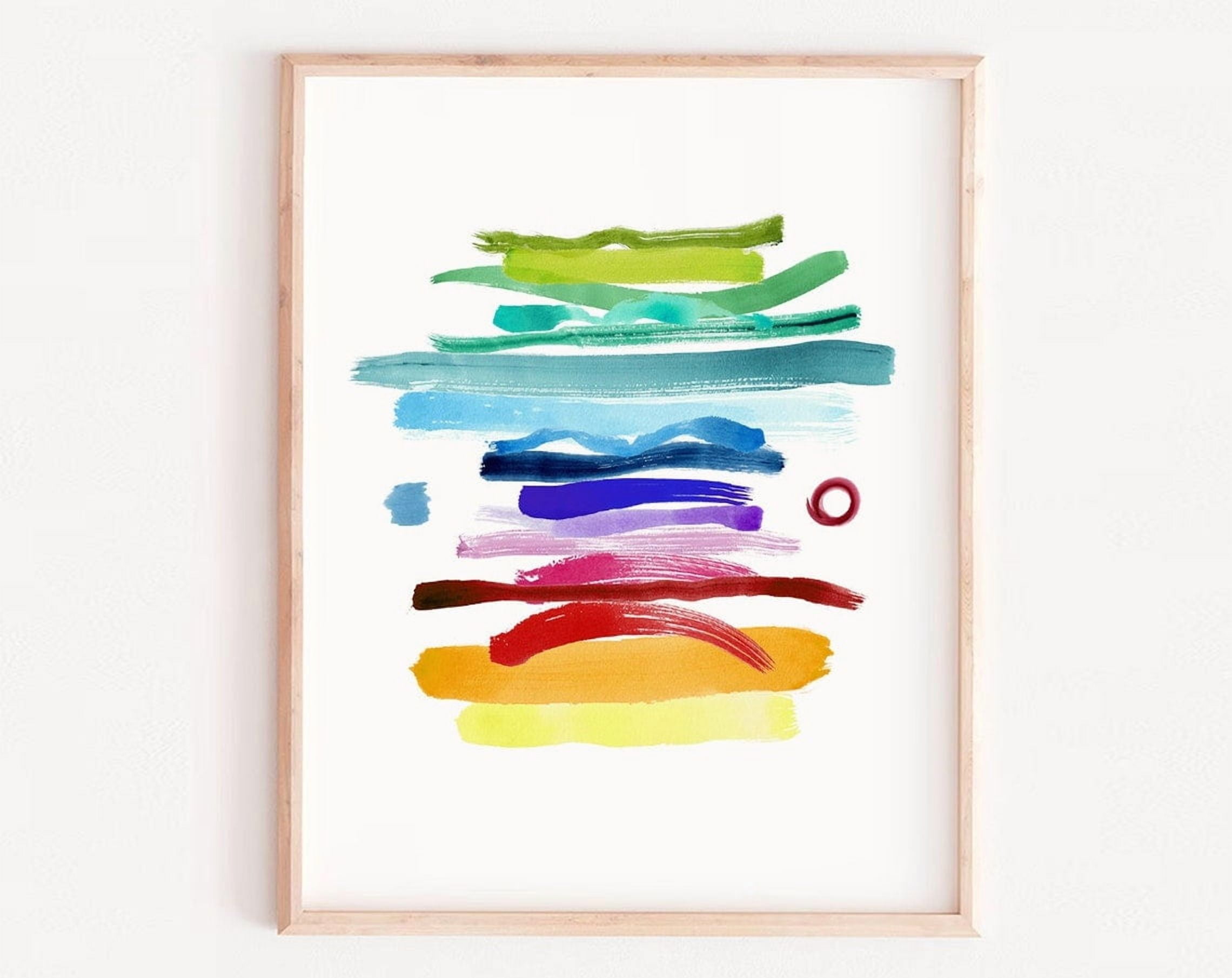 Dopaprint UNFRAMED PAPER POSTER Contemporary Wall Art Print, Abstract ...