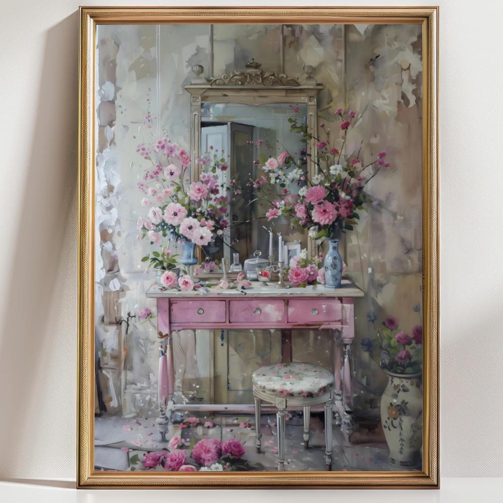 Dopaprint UNFRAMED PAPER POSTER Coquette Art Print Balletcore, Coquette ...