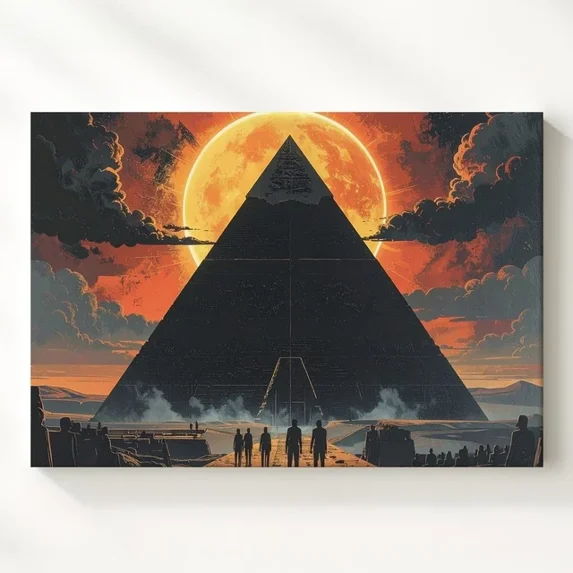 Dopaprint UNFRAMED PAPER POSTER Cosmic Pyramid Postersurreal Solar ...