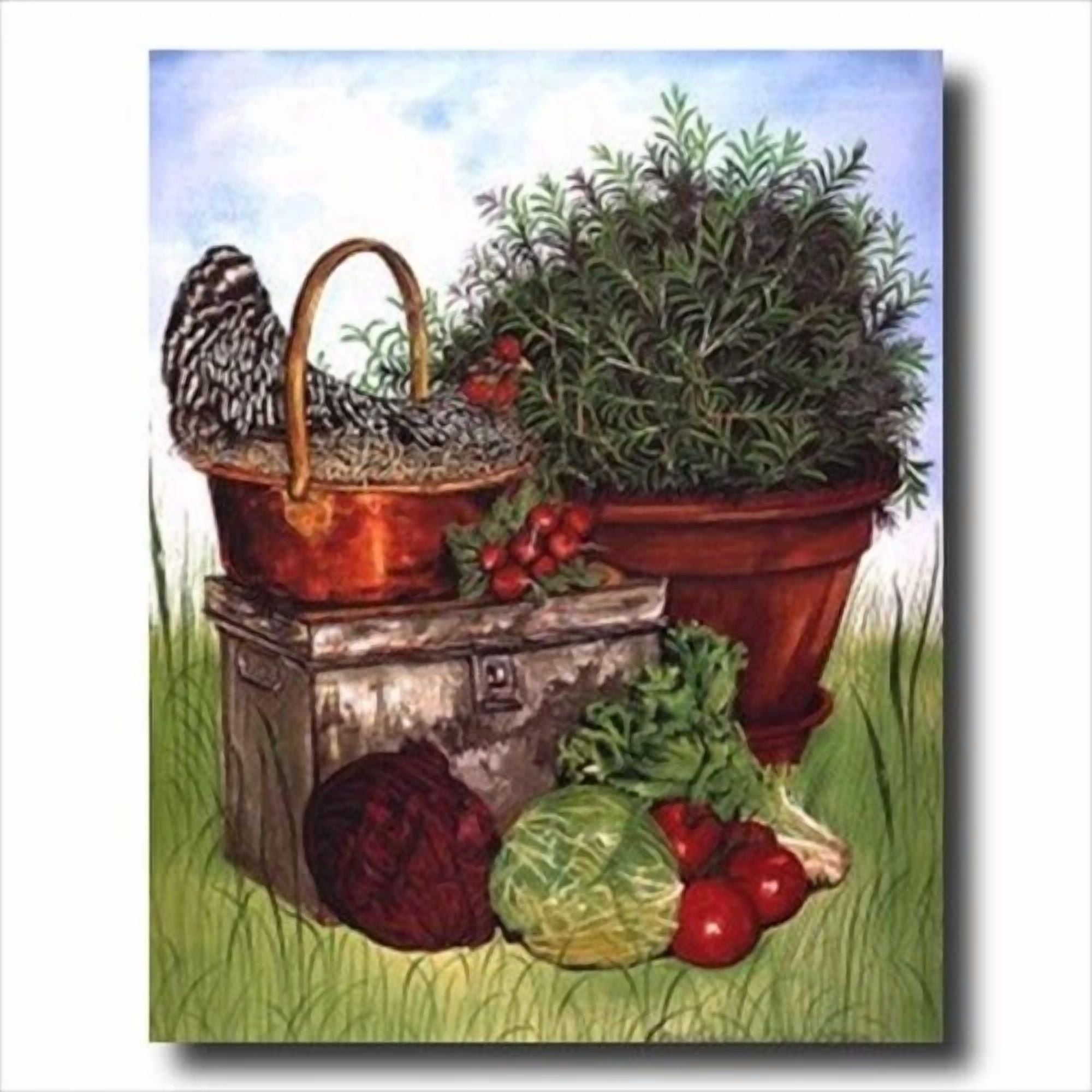 Dopaprint UNFRAMED PAPER POSTER Country Chicken Hen Farm Folk Wall ...