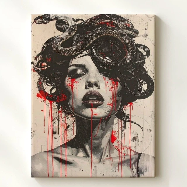 Dopaprint UNFRAMED PAPER POSTER Crimson Tears Medusa Postergraphic ...