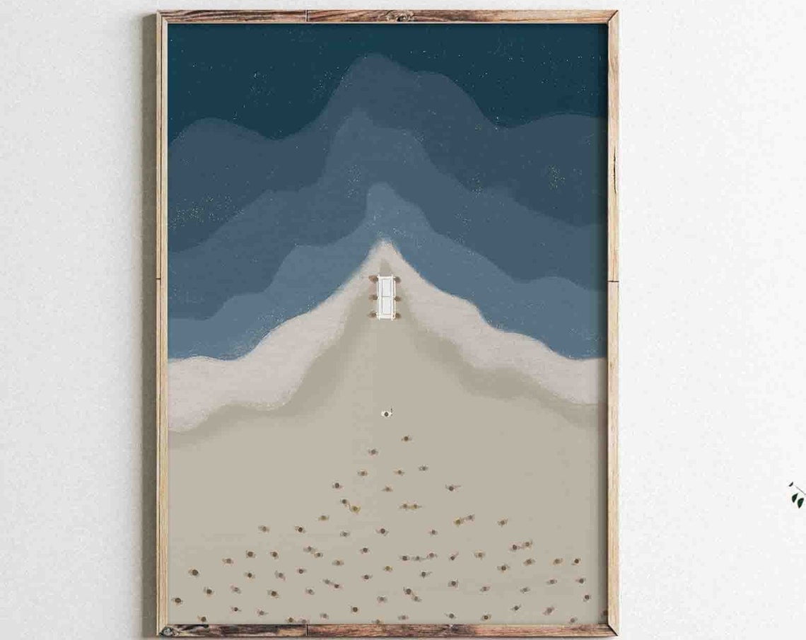 Dopaprint UNFRAMED PAPER POSTER Crossing The Jordan, Christian Modern ...