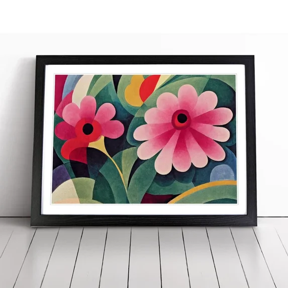 Dopaprint UNFRAMED PAPER POSTER Cute Abstract Carnation Flowers Wall ...