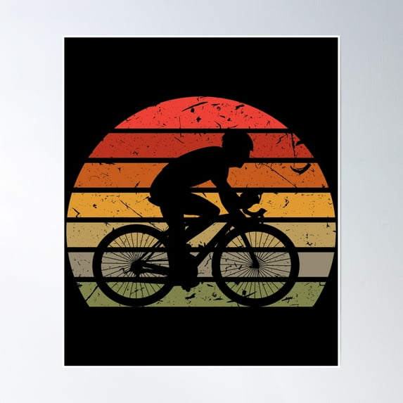 Dopaprint UNFRAMED PAPER POSTER Cycling Bike Retro Racing Bike Gift Poster Wall Art, Modern Wall ...