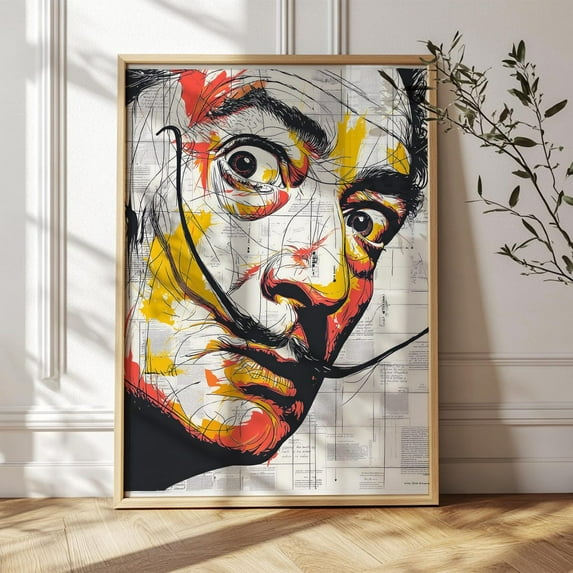 Dopaprint UNFRAMED PAPER POSTER Dali Pop Art Print - Surrealist ...
