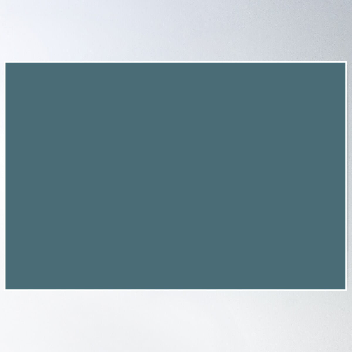 Dopaprint UNFRAMED PAPER POSTER Deep Hydro Blue Solid Colour Poster ...