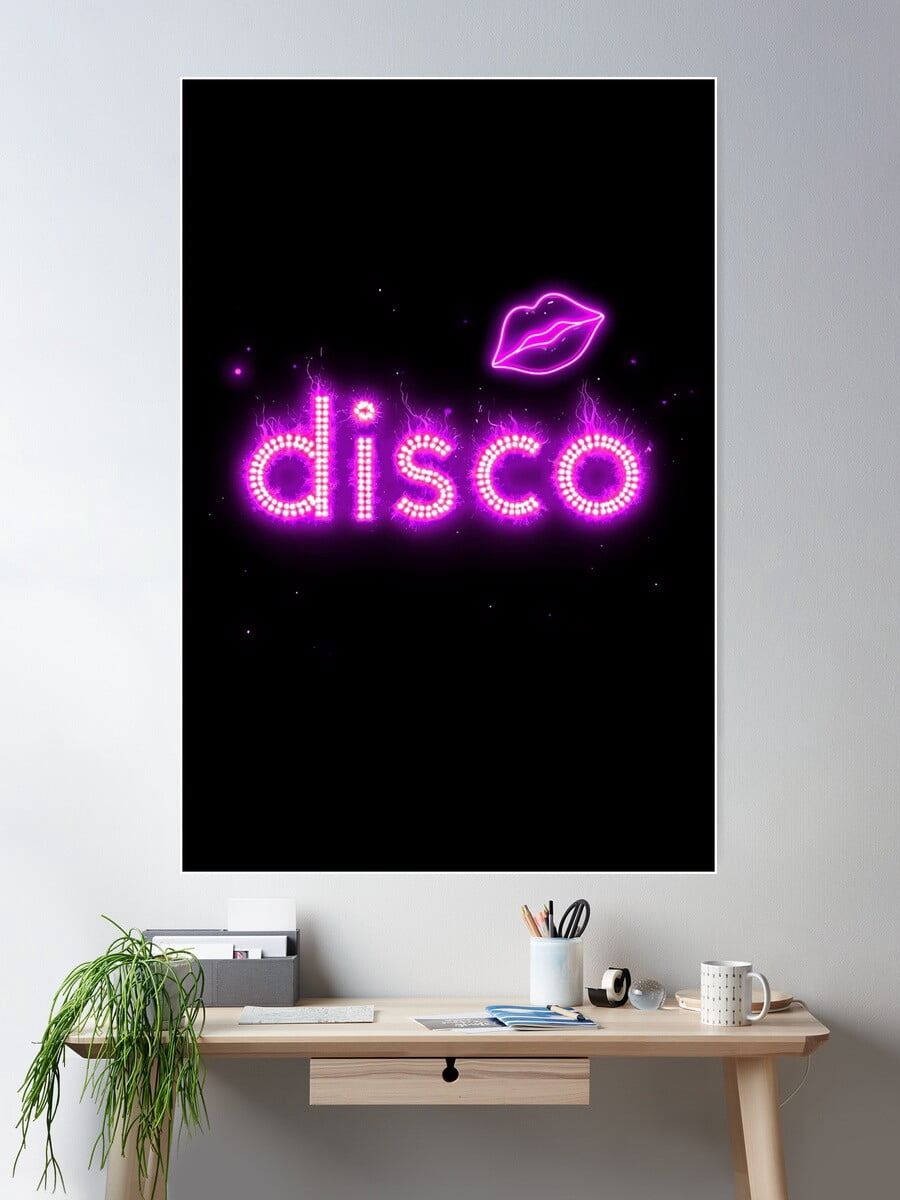 Dopaprint UNFRAMED PAPER POSTER Disco Vibe Check Poster Wall Art ...
