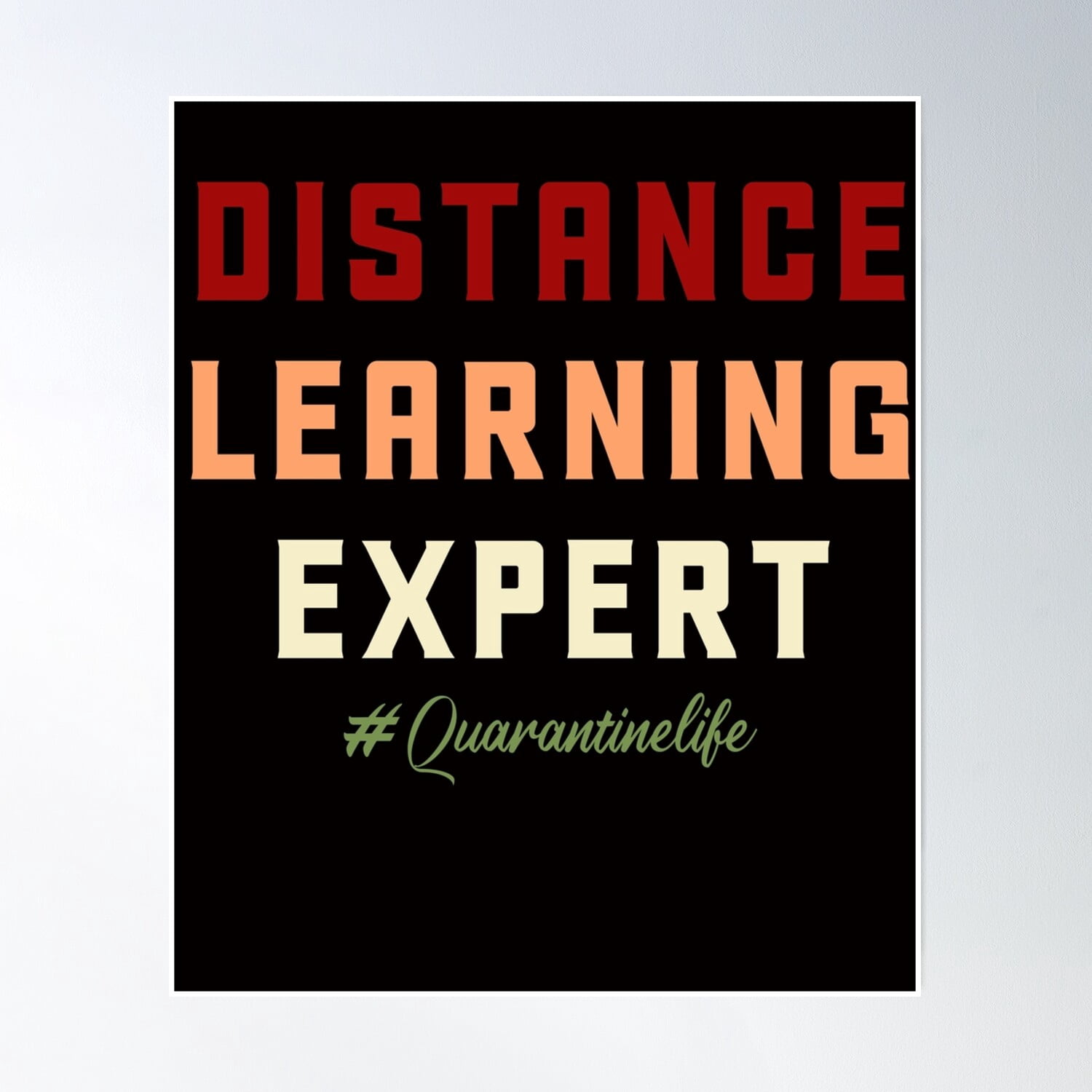 Dopaprint UNFRAMED PAPER POSTER Distance Learning Expert Poster Wall ...