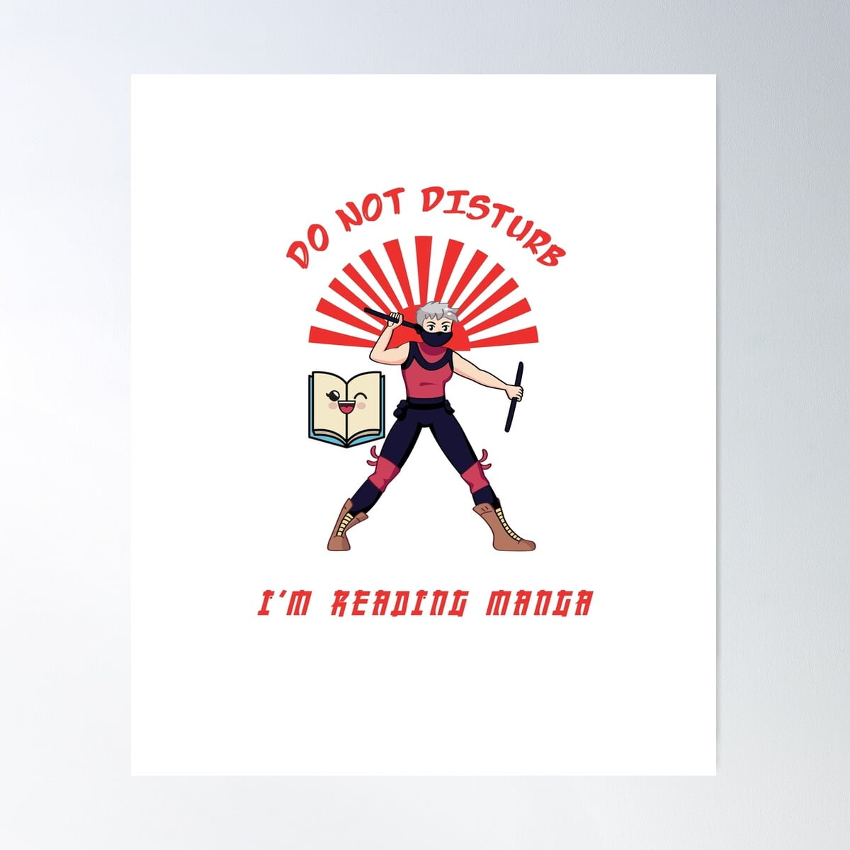 Dopaprint UNFRAMED PAPER POSTER Do Not Disturb I'M Reading Manga Poster ...