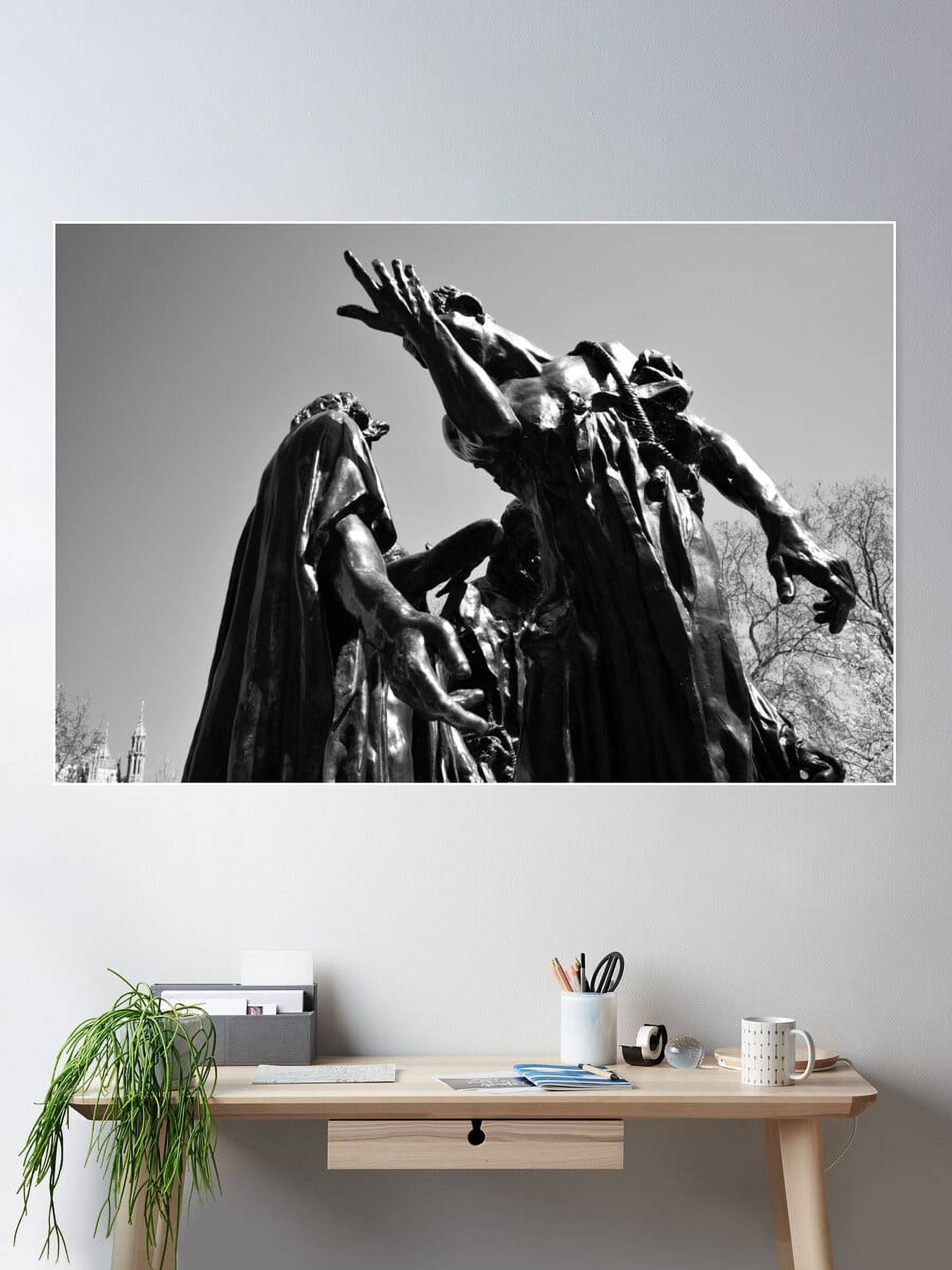 Dopaprint UNFRAMED PAPER POSTER Dramatic Statue Poster Wall Art, Modern ...