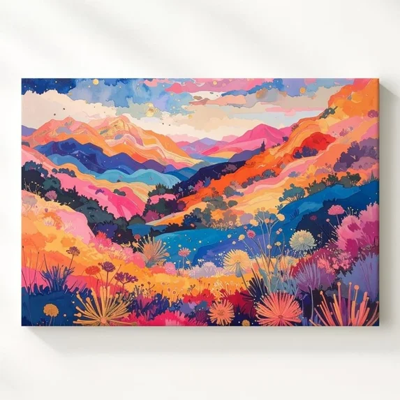 Dopaprint UNFRAMED PAPER POSTER Dreamscape Flora Posterabstract ...