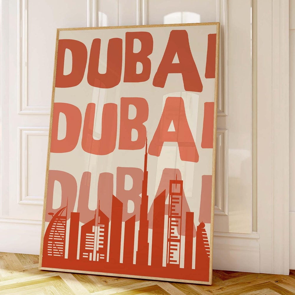 Dopaprint UNFRAMED PAPER POSTER Dubai Art Print - Modern Dubai Poster ...