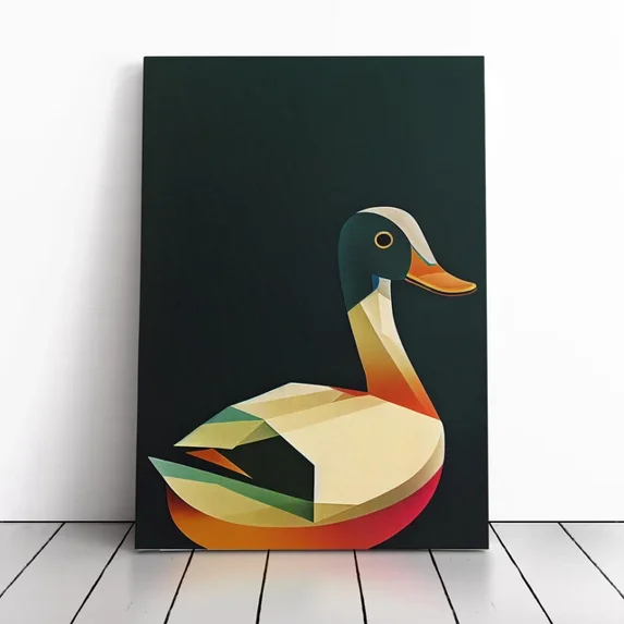 Dopaprint UNFRAMED PAPER POSTER Duck Abstract Art Wall Art Print Decor ...