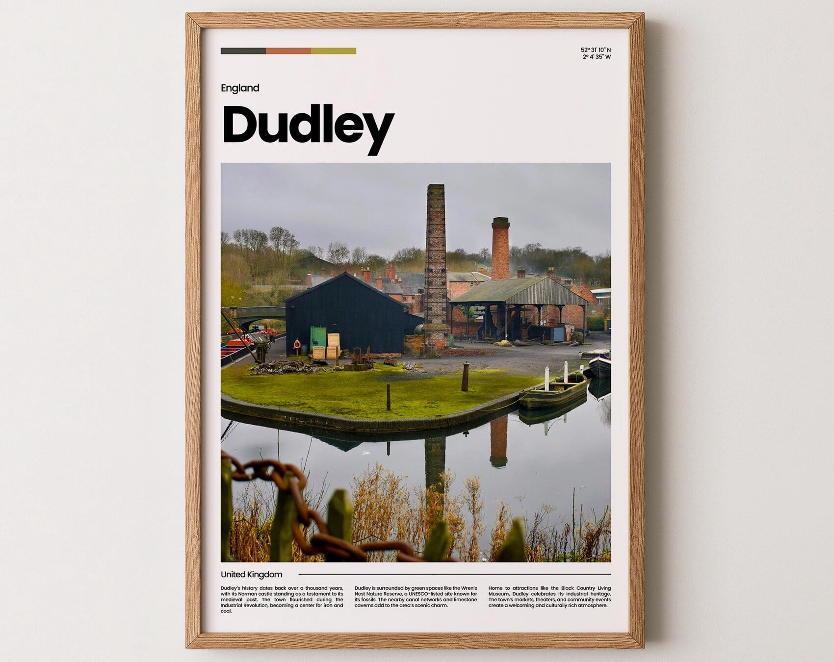 Dopaprint UNFRAMED PAPER POSTER Dudley Poster, Dudley Print, Dudley ...