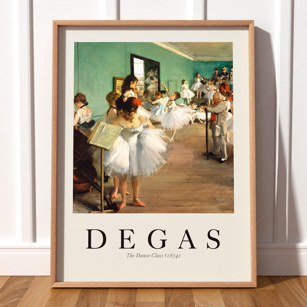 Dopaprint UNFRAMED PAPER POSTER Edgar Degas Poster, Ballerina Art Print ...