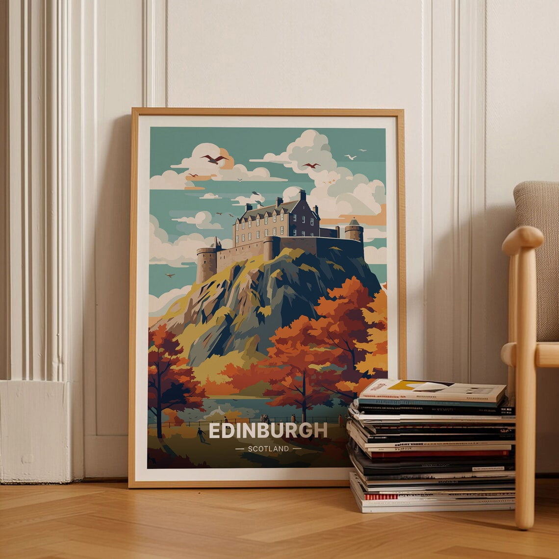 Dopaprint UNFRAMED PAPER POSTER Edinburgh Scotland Travel Poster ...