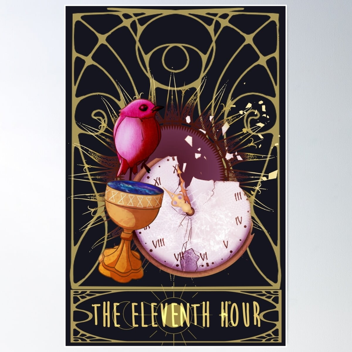 Dopaprint UNFRAMED PAPER POSTER Eleventh Hour Tarot Poster Wall Art ...