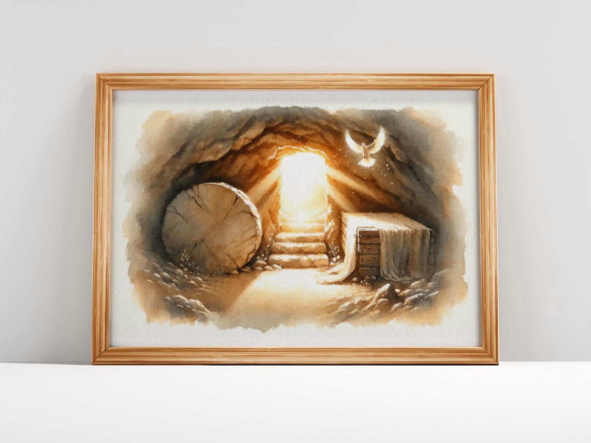 Dopaprint UNFRAMED PAPER POSTER Empty Tomb, Resurrection, Tomb Of ...