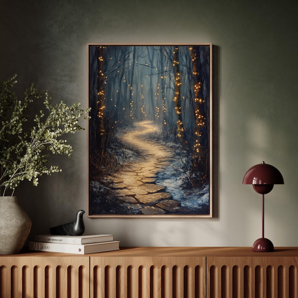 Dopaprint UNFRAMED PAPER POSTER Enchanted Forest Path Art Magical ...