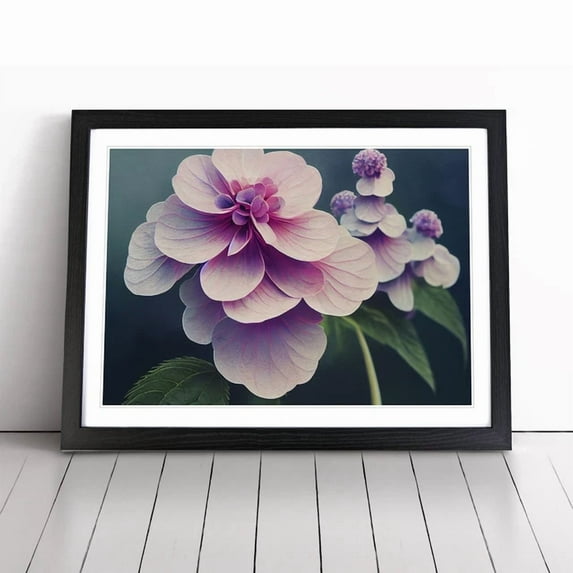 Dopaprint UNFRAMED PAPER POSTER Enchanting Hydrangea Flowers Wall Art ...