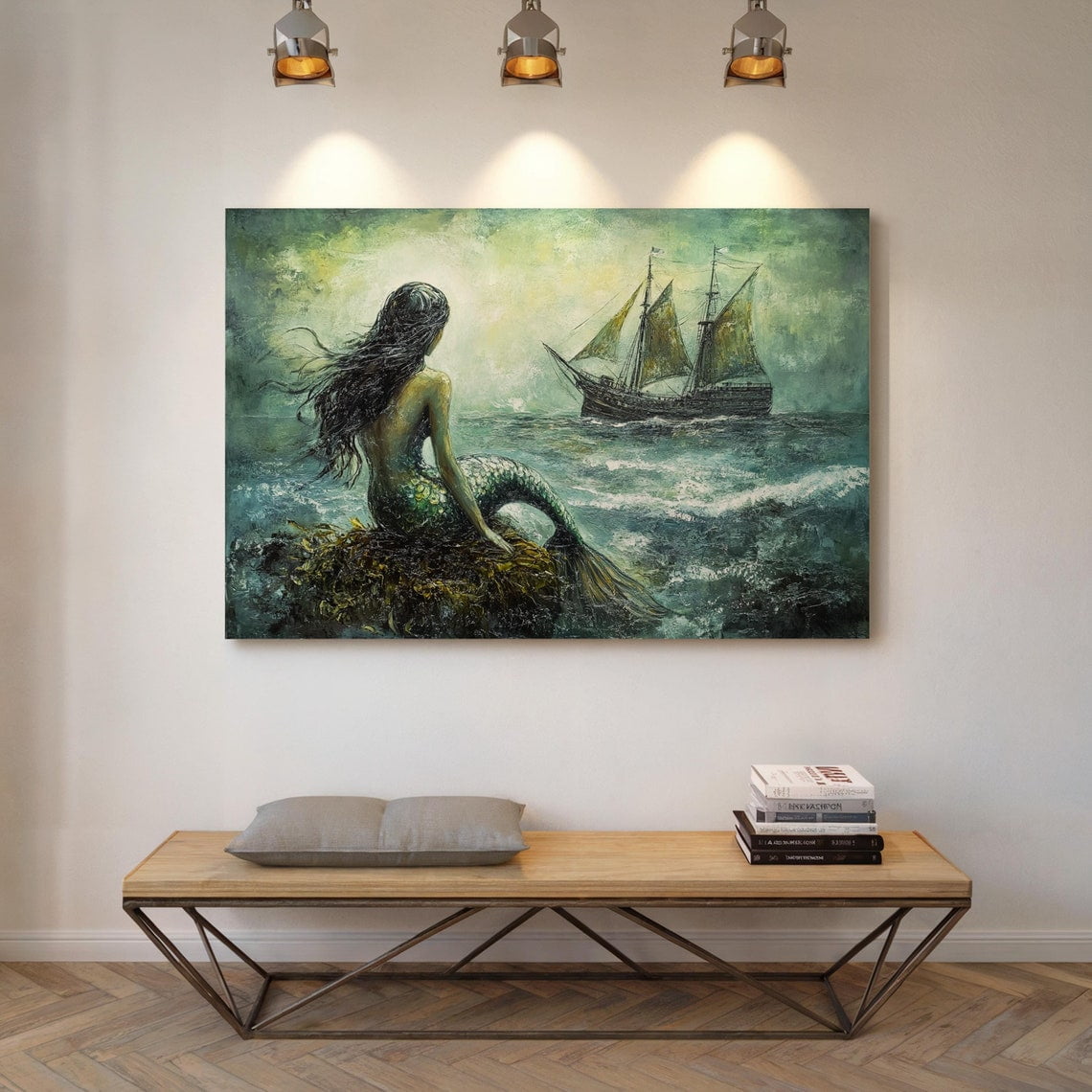 Dopaprint UNFRAMED PAPER POSTER Enchanting Mermaid Art - Mystical Ocean ...