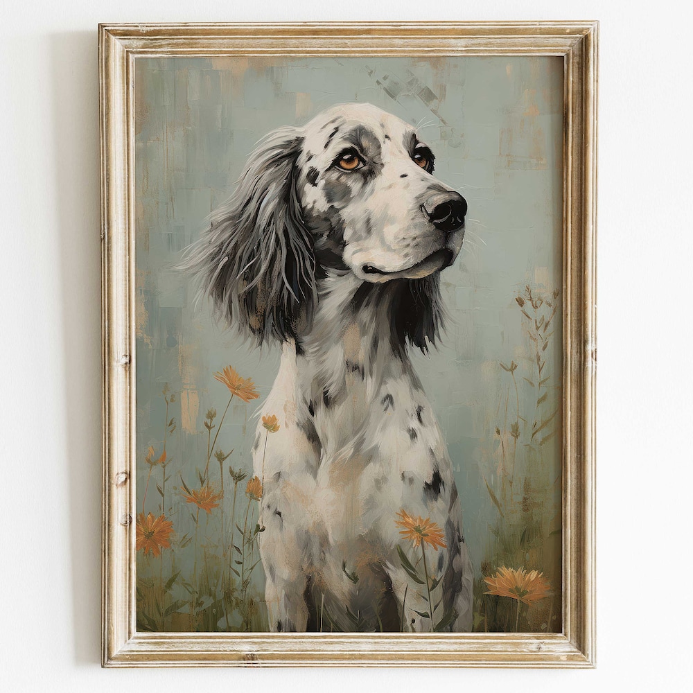Dopaprint UNFRAMED PAPER POSTER English Setter Art Print, English ...