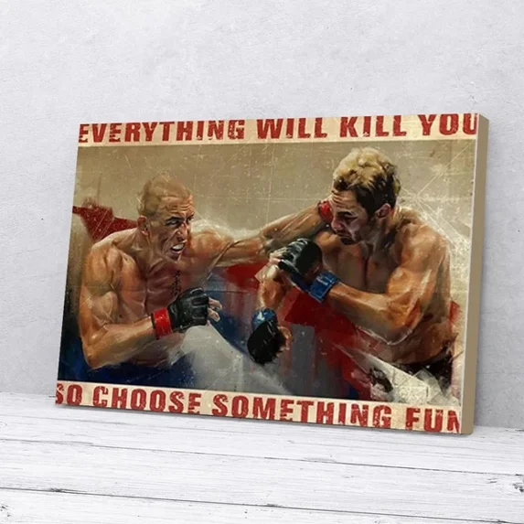 Dopaprint UNFRAMED PAPER POSTER Everything Will Kill You So Choose ...