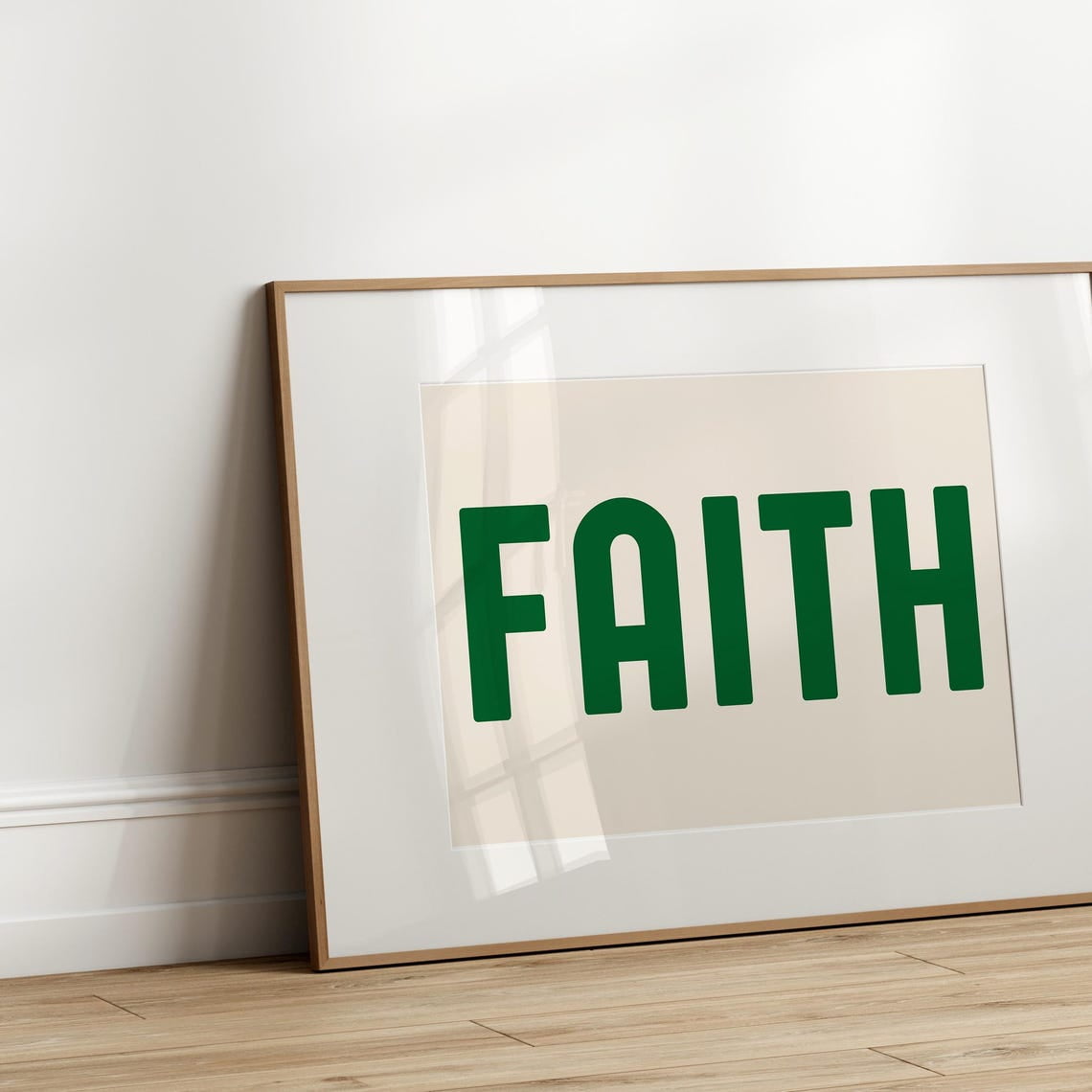 Dopaprint UNFRAMED PAPER POSTER Faith Print, Christian Wall Art ...
