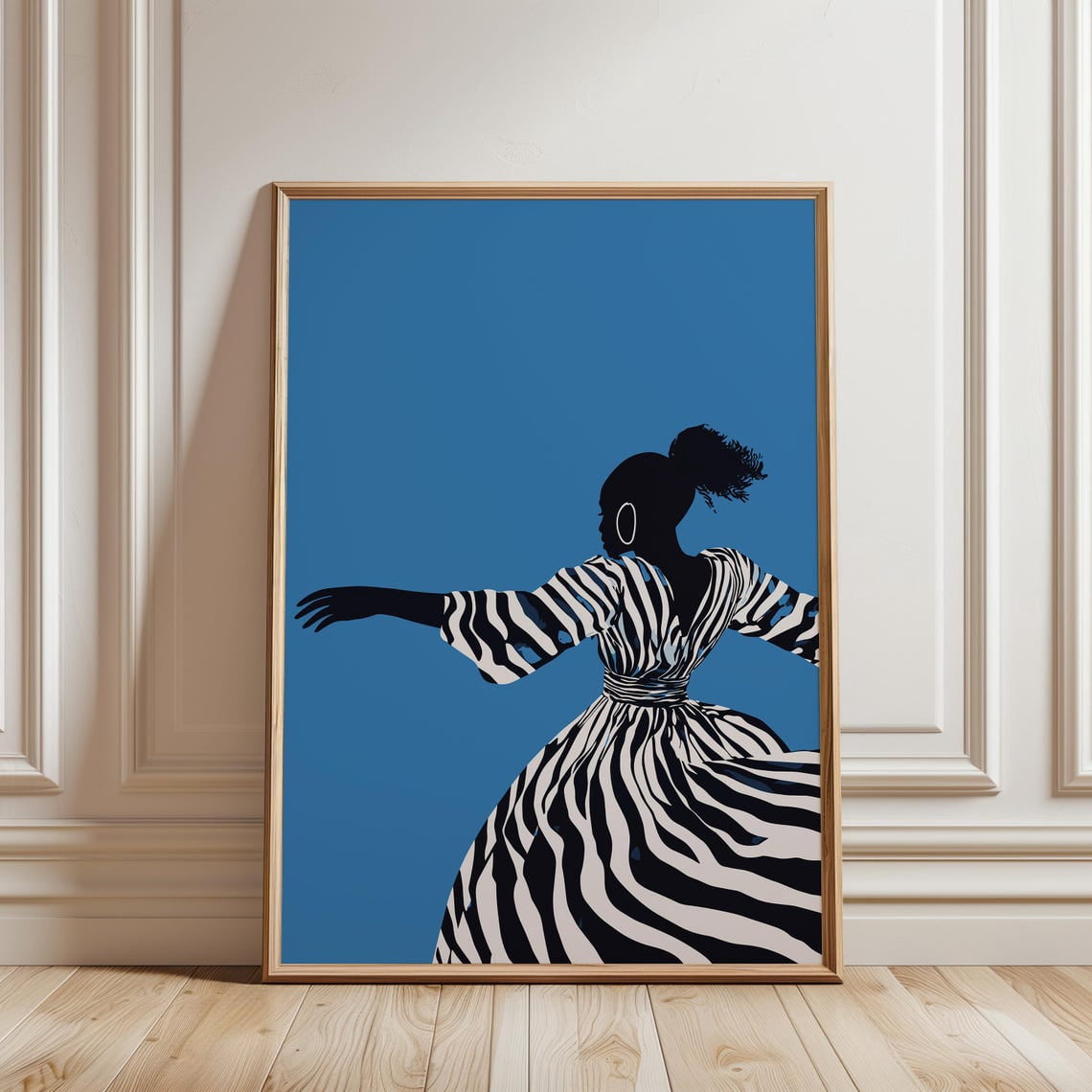 Dopaprint UNFRAMED PAPER POSTER Female Abstract Poster, Dancing Woman ...