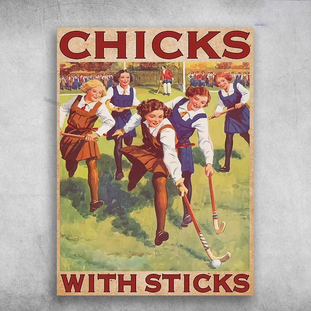 Dopaprint UNFRAMED PAPER POSTER Field Hockey, Chicks With Sticks, Field ...