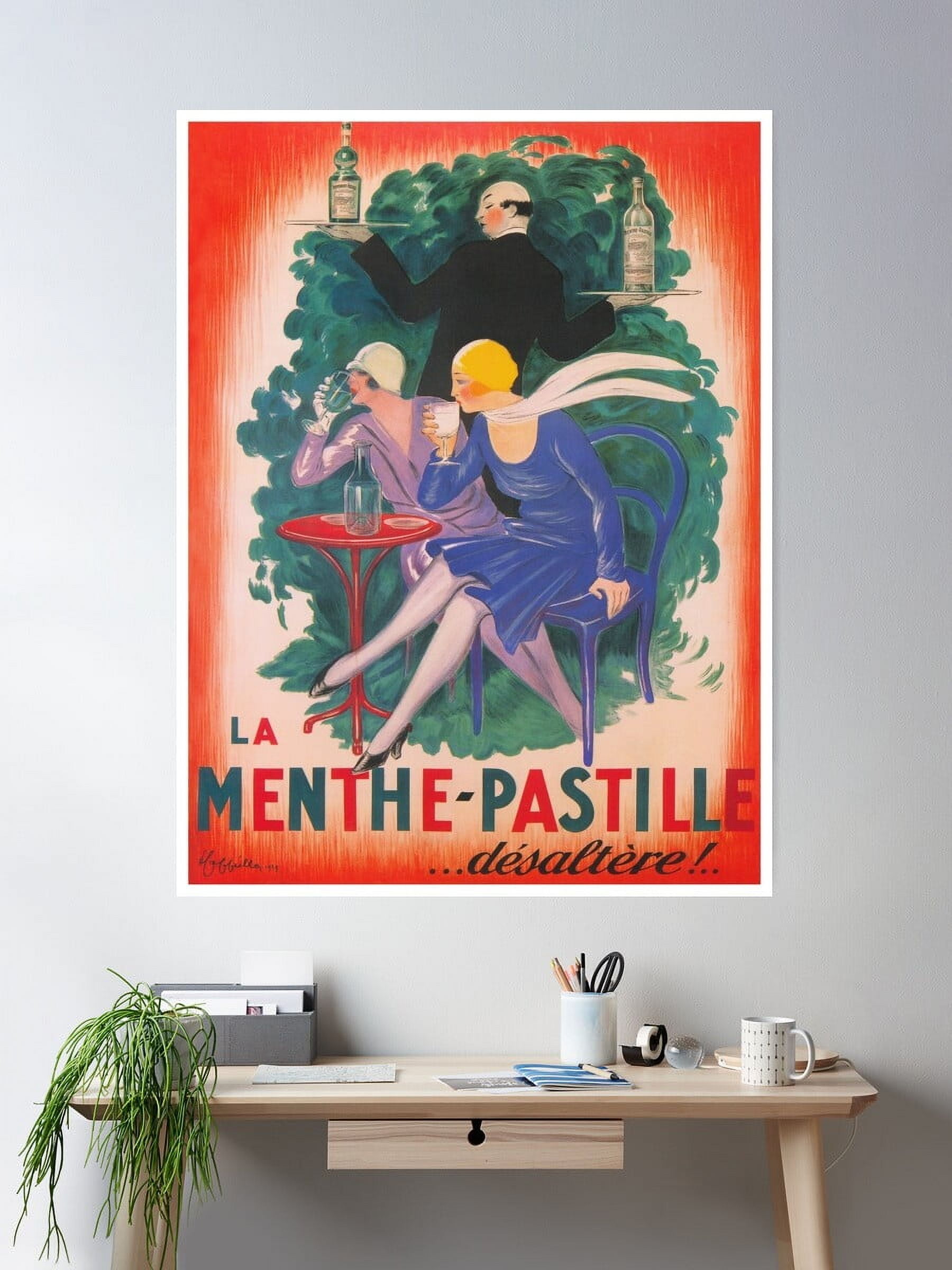 Dopaprint UNFRAMED PAPER POSTER Flappers At Cafe, Vintage Poster Wall ...