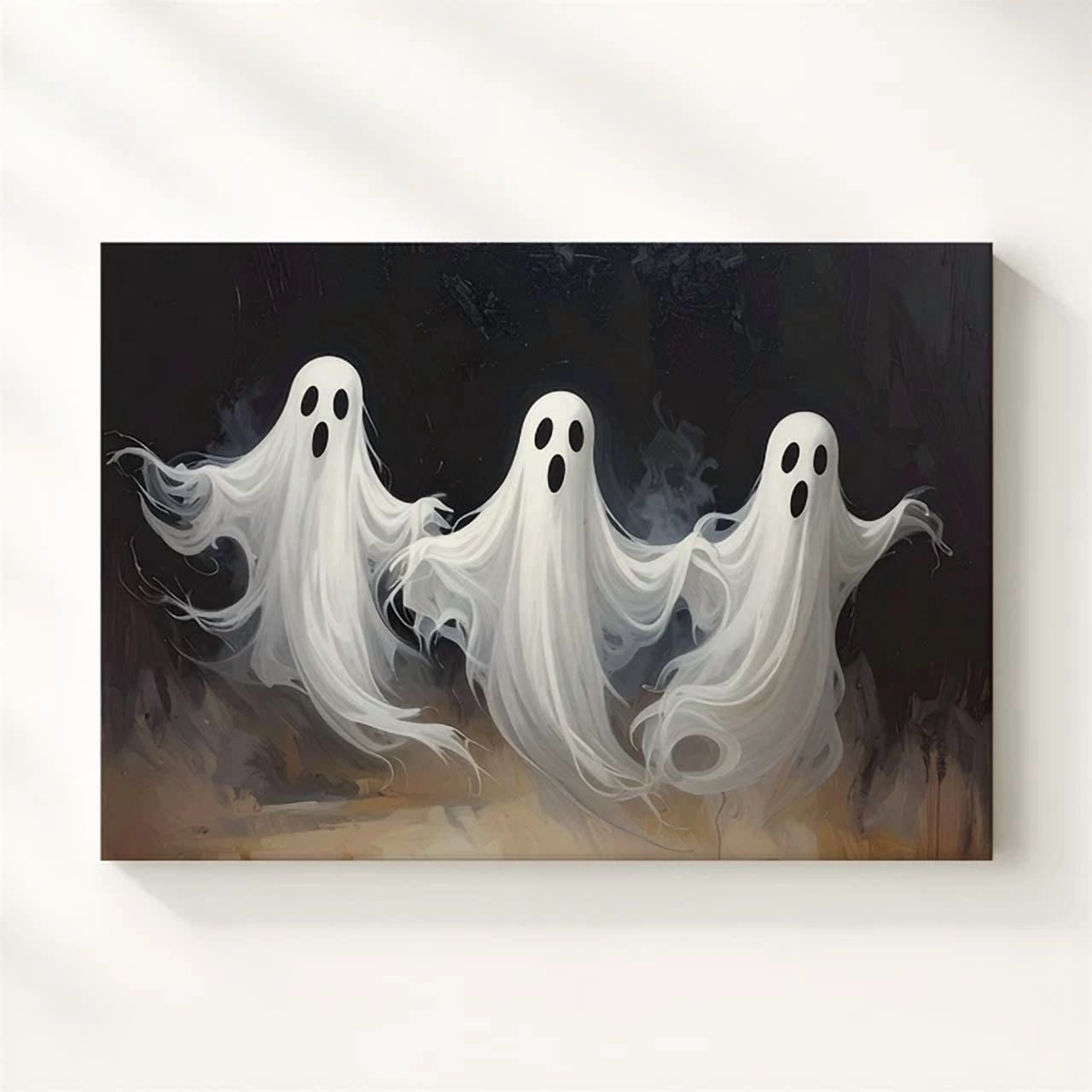 Dopaprint UNFRAMED PAPER POSTER Floating Ghost Trio Poster Playful Hal ...