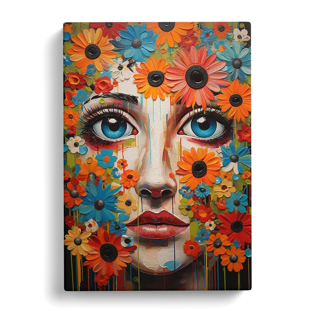 Dopaprint UNFRAMED PAPER POSTER Floral Expressionism No.2 Wall Art ...