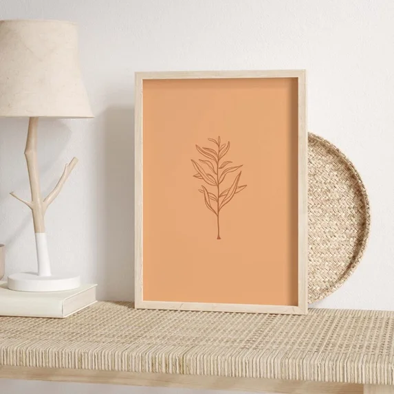 Dopaprint UNFRAMED PAPER POSTER Flower Line Art Poster Art, Home Decor ...