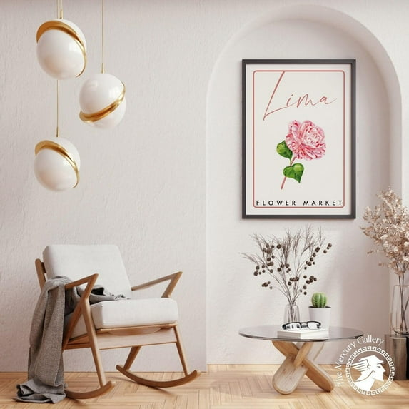 Dopaprint UNFRAMED PAPER POSTER Flower Market Print, Lima Flower Market ...