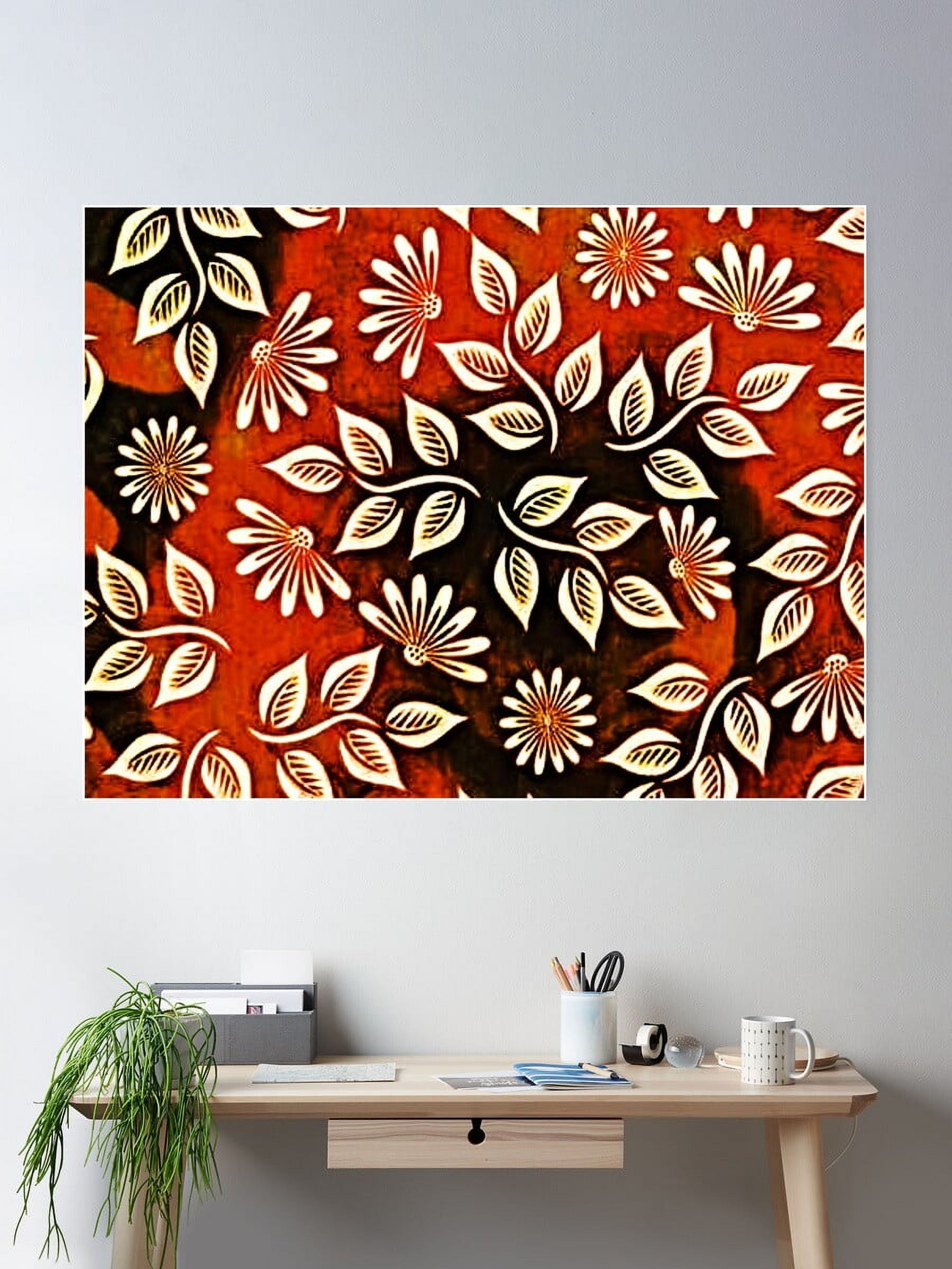 Dopaprint UNFRAMED PAPER POSTER Folk Garden Poster Wall Art, Modern ...