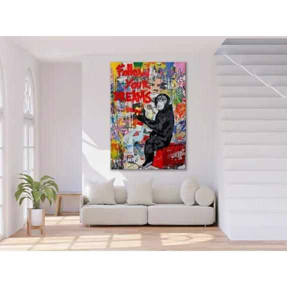 Dopaprint UNFRAMED PAPER POSTER Follow Your Dreams Wall Art, Home Decor ...