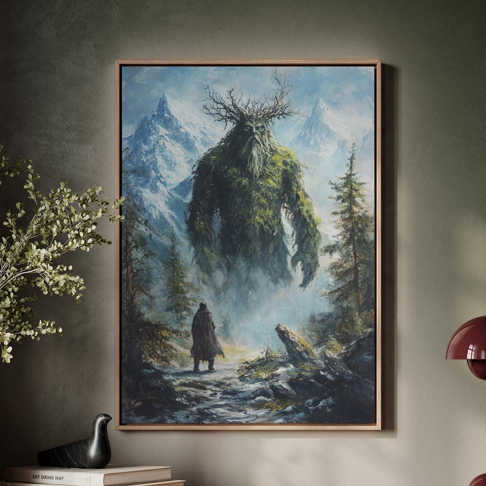 Dopaprint UNFRAMED PAPER POSTER Forest Guardian Poster Art - Mystical ...