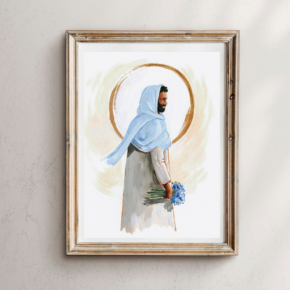 Dopaprint UNFRAMED PAPER POSTER Forget Me Not, Jesus Christ Art, Jesus ...