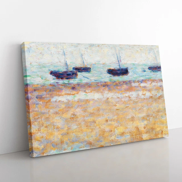 Dopaprint UNFRAMED PAPER POSTER Four Boats At Grandcamp By Georges ...