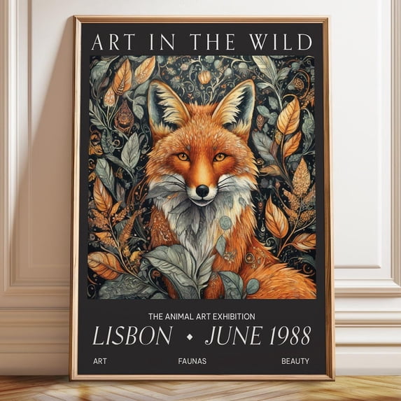 Dopaprint UNFRAMED PAPER POSTER Fox Art In The Wild Wall Poster - The ...