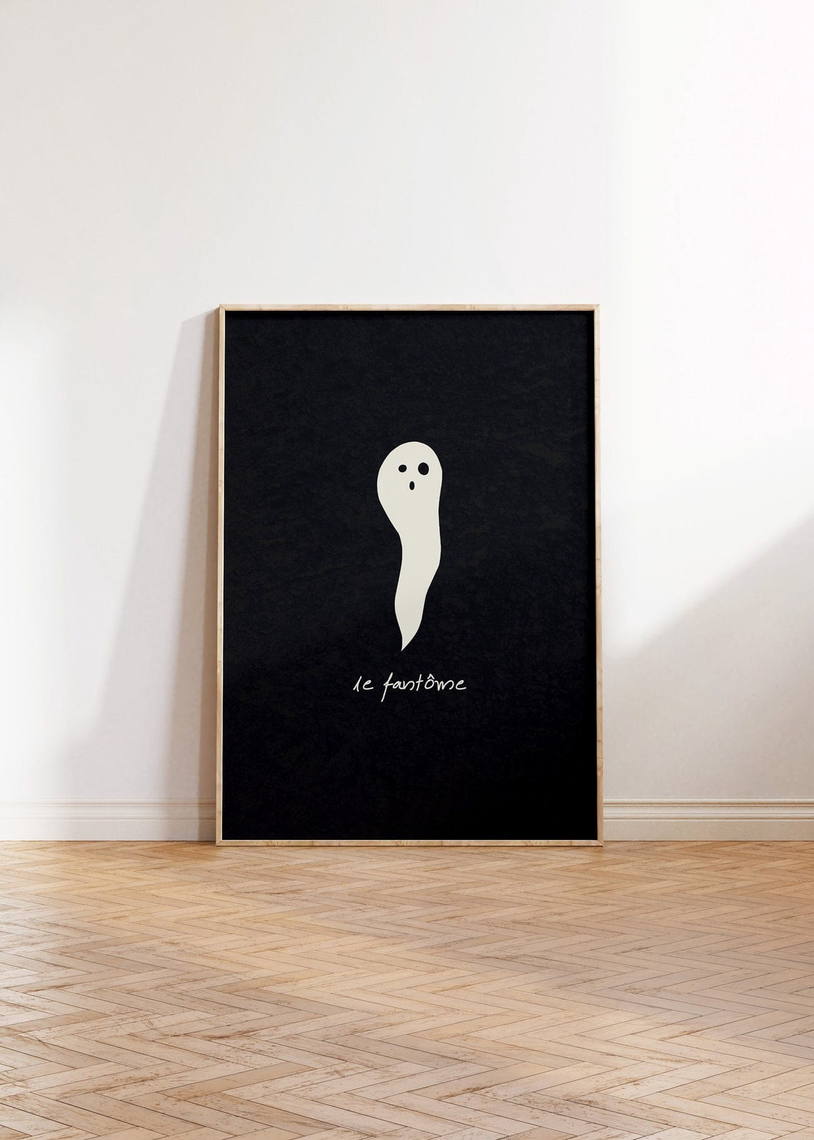 Dopaprint UNFRAMED PAPER POSTER French Ghost Print Quirky Decor Cute ...