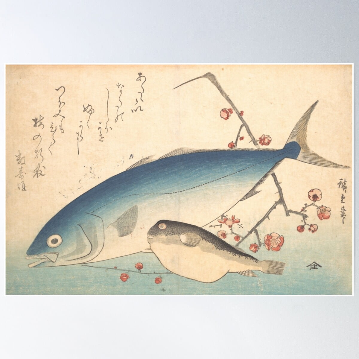 Dopaprint UNFRAMED PAPER POSTER Fugu And Inada Fish, From The Series ...