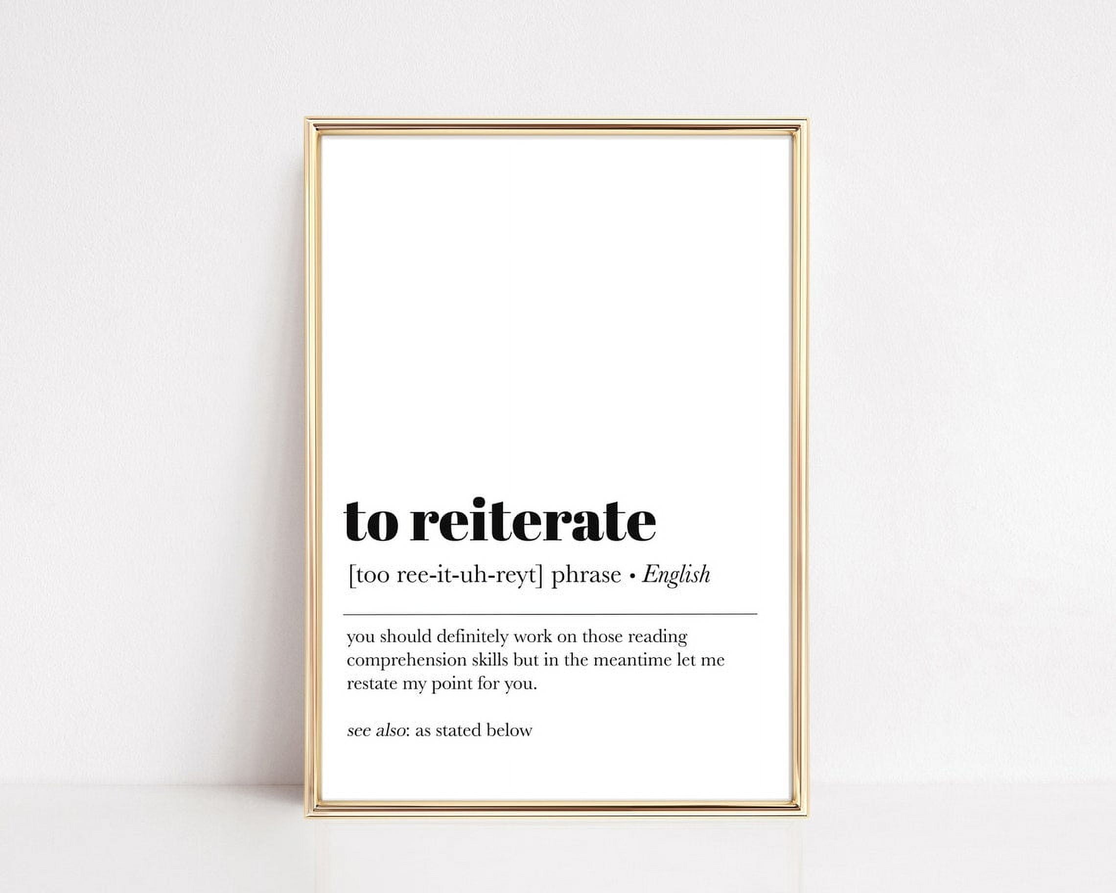 Dopaprint UNFRAMED PAPER POSTER Funny Office Email Print To Reiterate ...