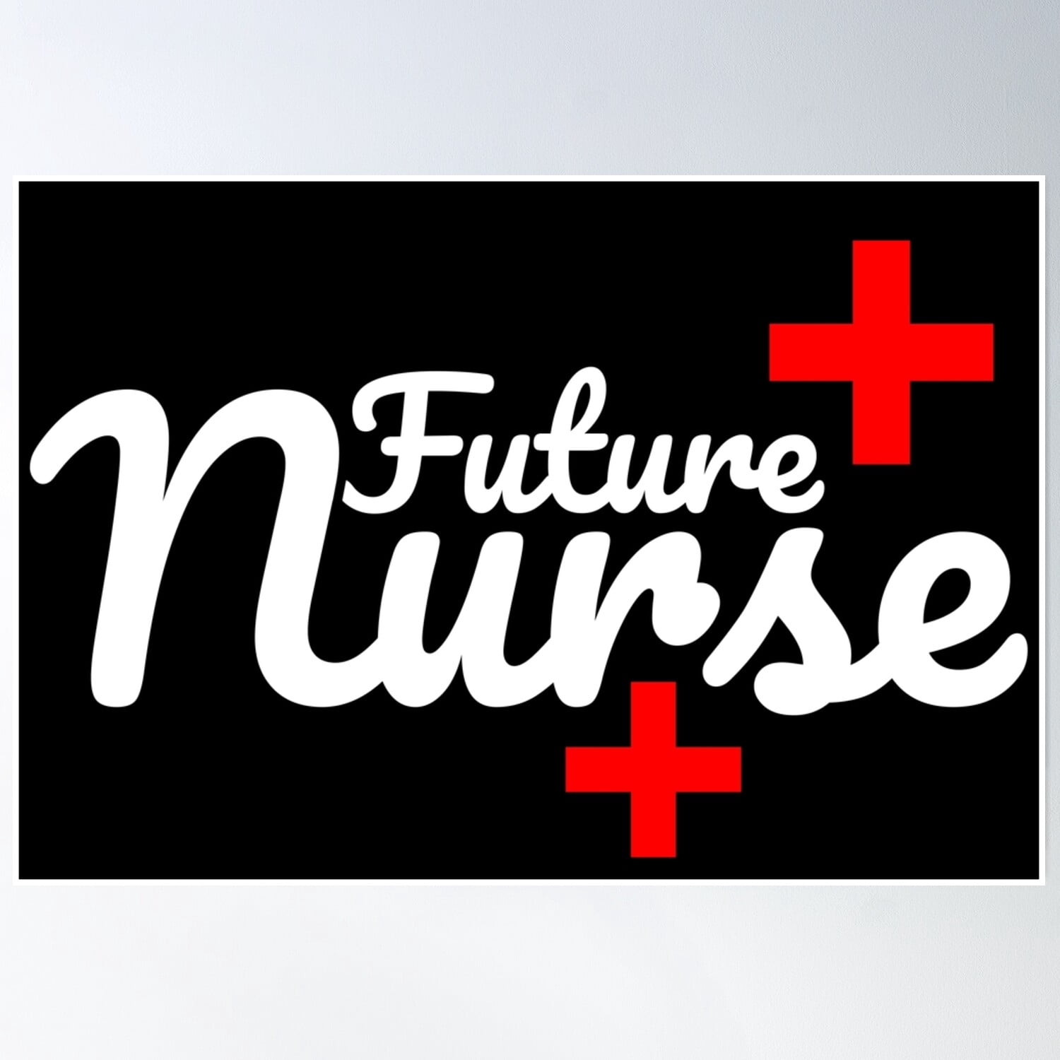 Dopaprint UNFRAMED PAPER POSTER Future Nurse, Simplified Minimal Design ...