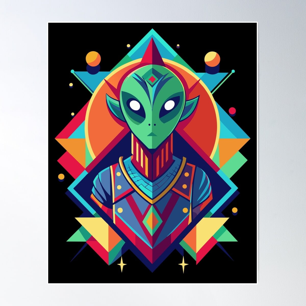 Dopaprint UNFRAMED PAPER POSTER Galactic Guardian Poster Wall Art ...