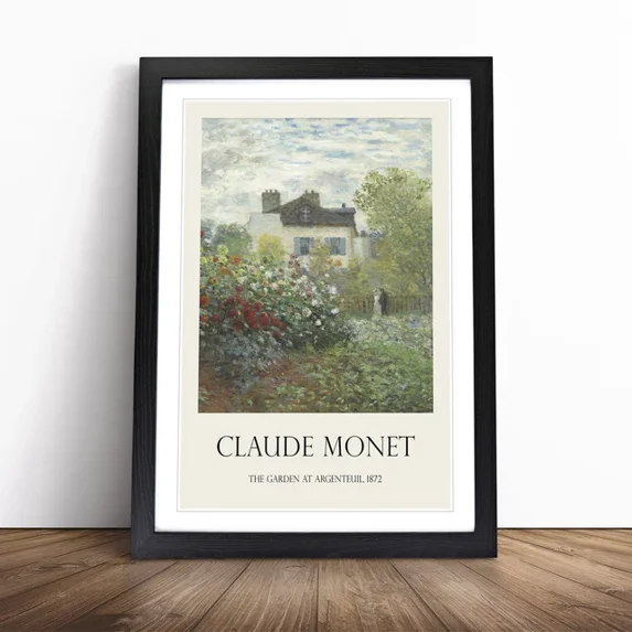 Dopaprint UNFRAMED PAPER POSTER Garden In Argenteuil By Claude Monet ...