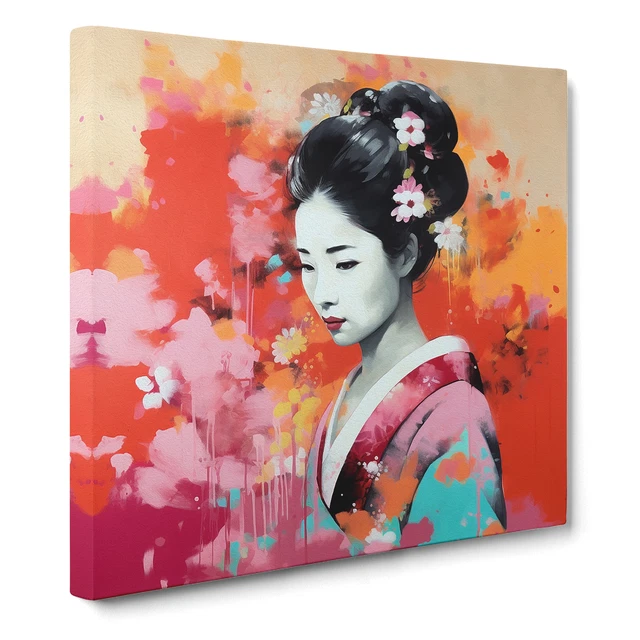 Dopaprint UNFRAMED PAPER POSTER Geisha Color Field No.1 Wall Art Print ...
