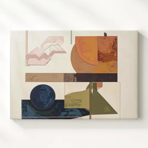 Dopaprint UNFRAMED PAPER POSTER Geometric Balance Postermid-Century ...